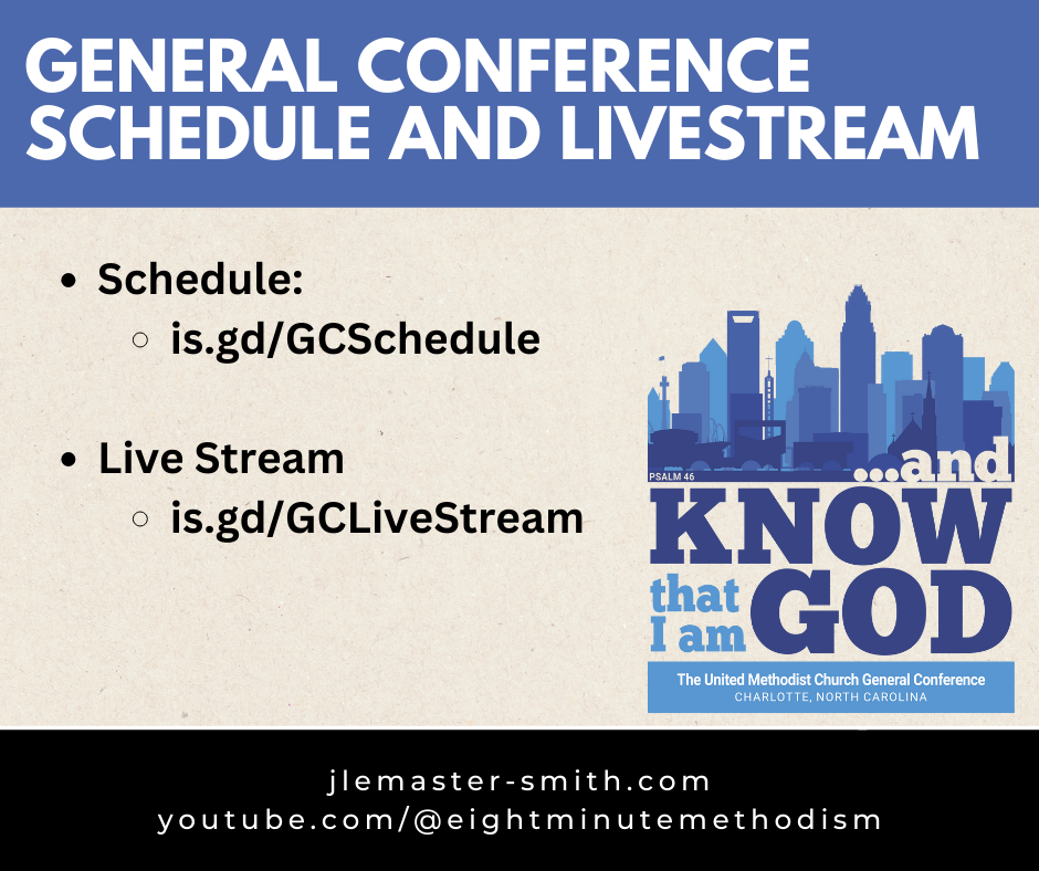 General Conference Schedule and Live Stream – Jonathan LeMaster-Smith